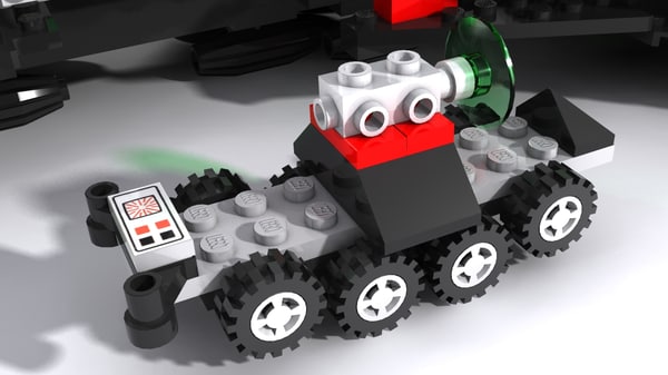 lego space police 3d model