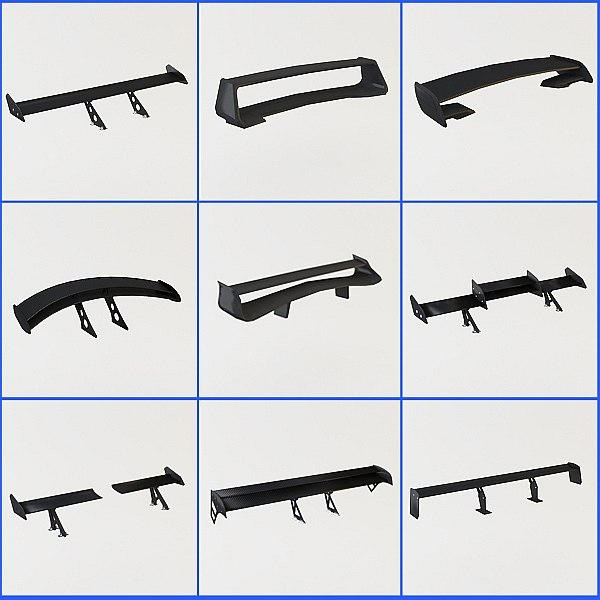 3d model spoilers pack