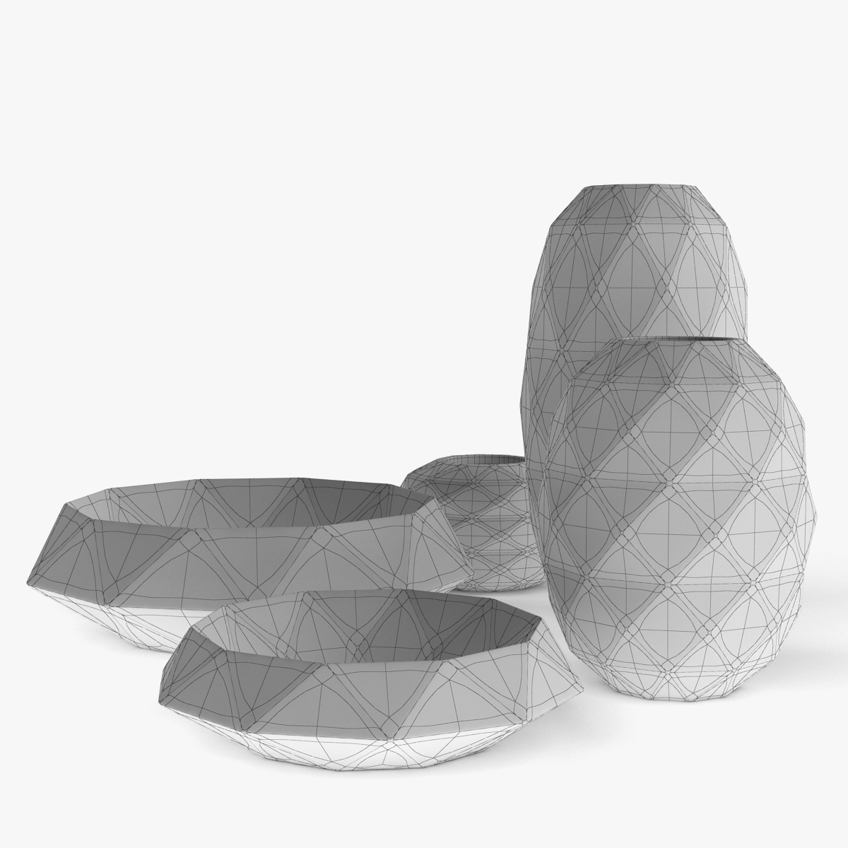 bosa cut vase 3d model