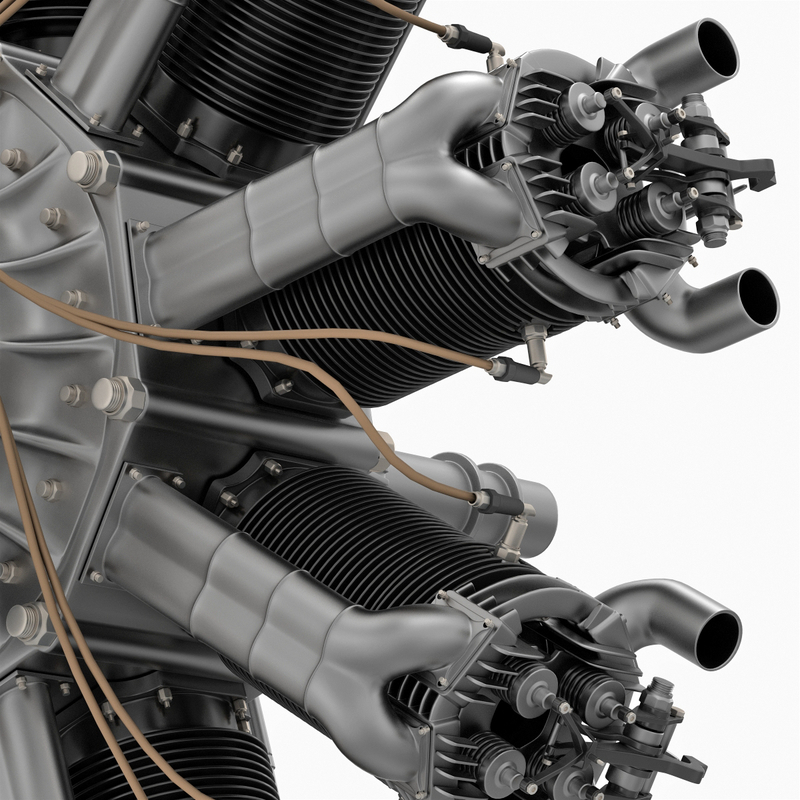 3d bristol jupiter engine 2