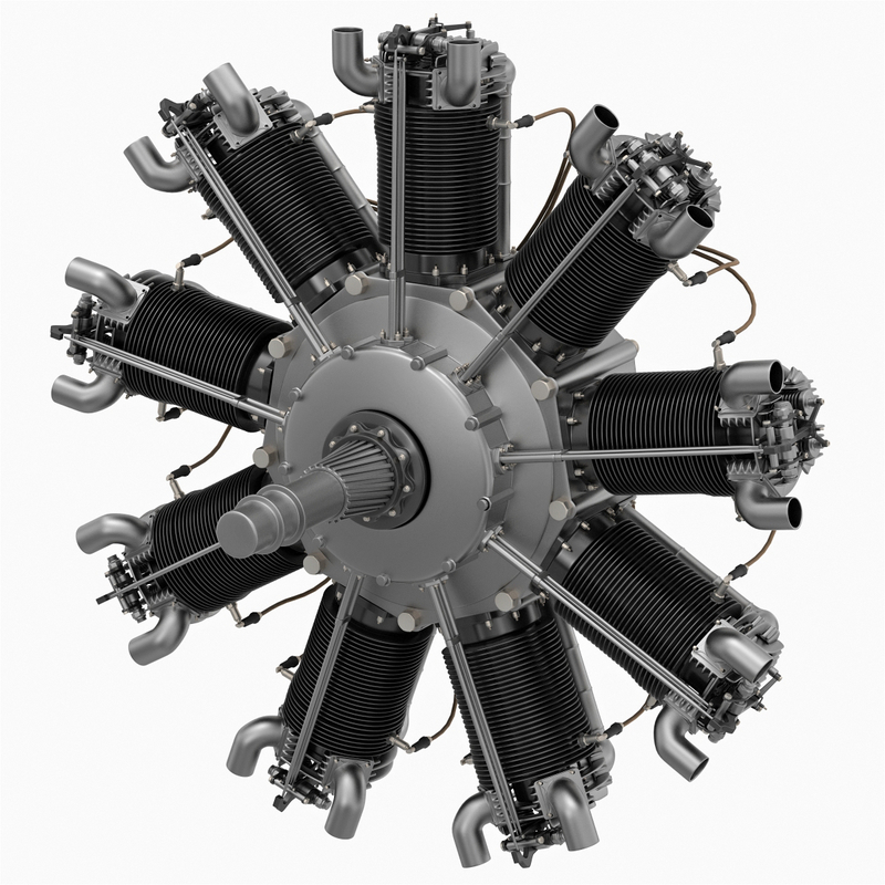 3d bristol jupiter engine 2