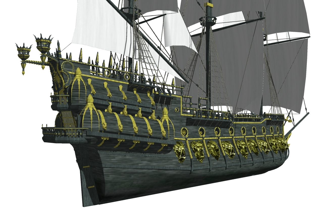 flying dutchman 2 3d model