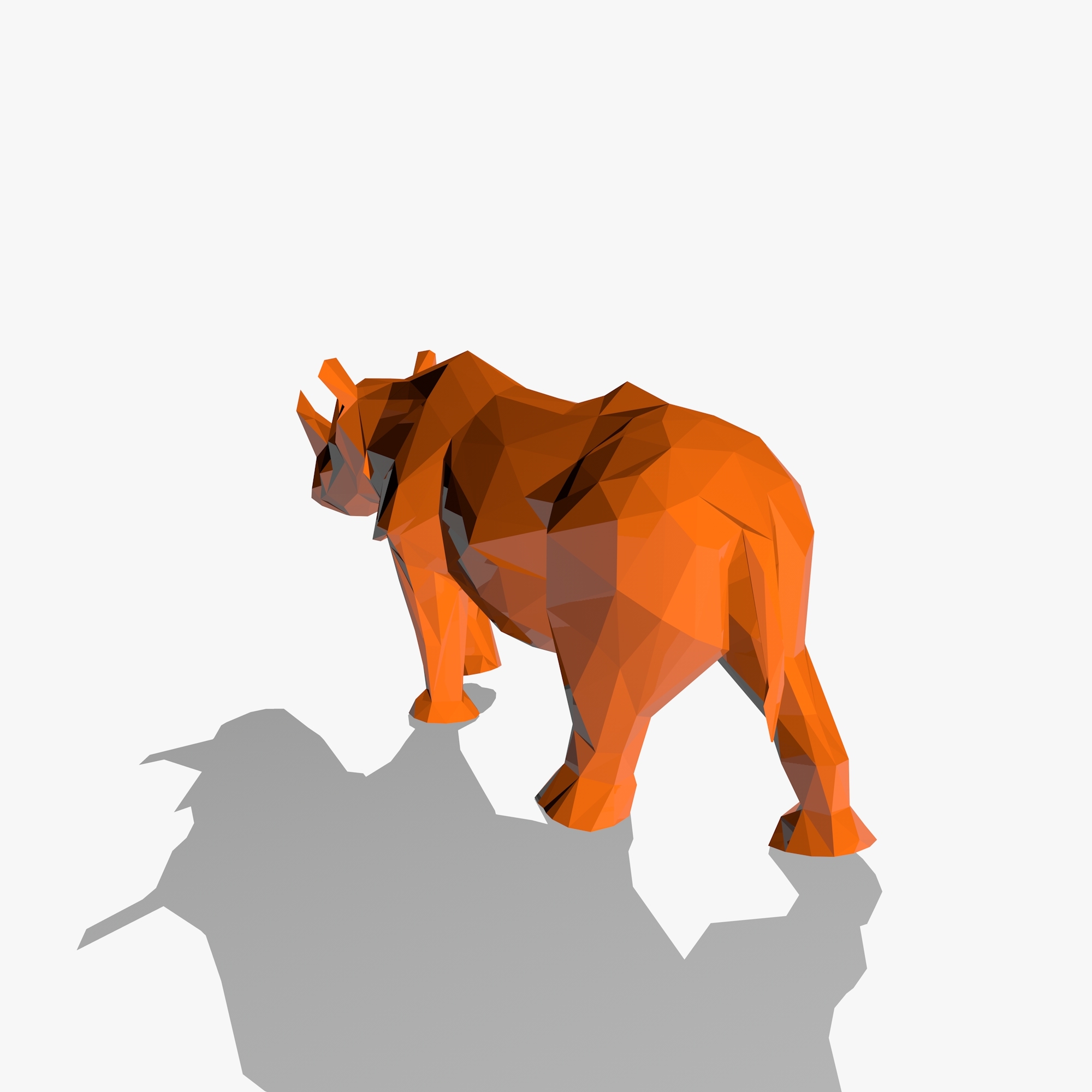 Rhino Low Poly 3D 모델 - TurboSquid 798084