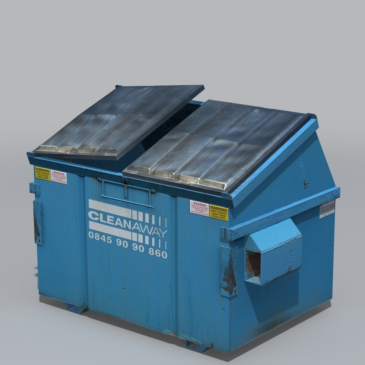 3d model dumpster