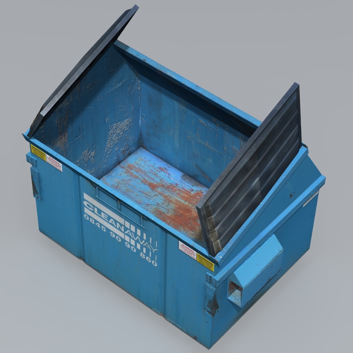 3d model dumpster