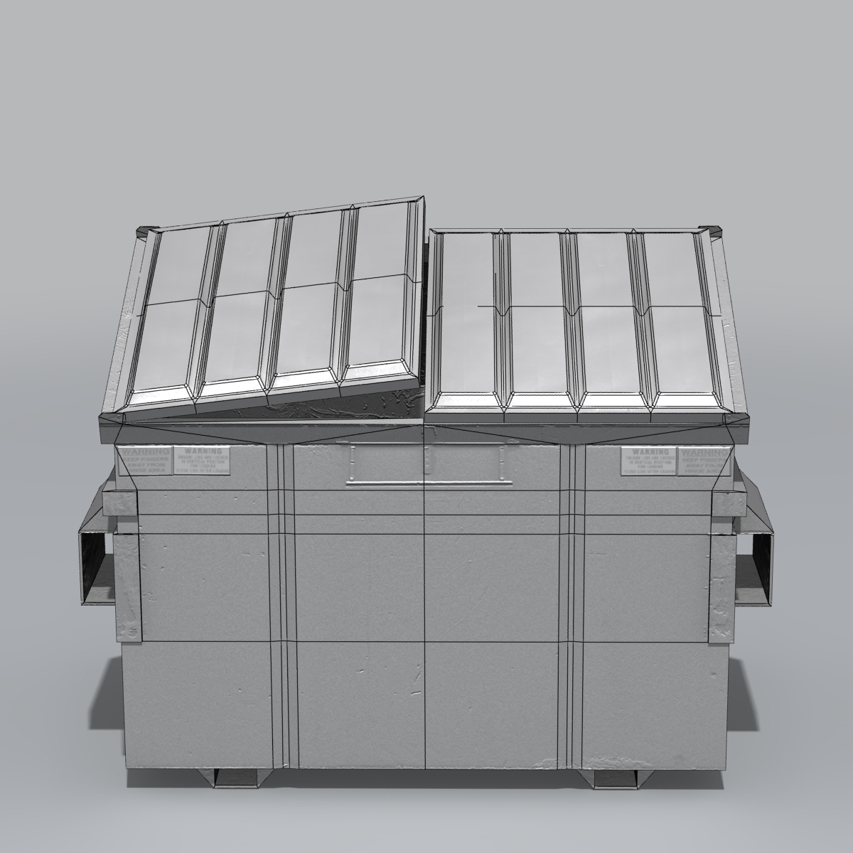3d model dumpster