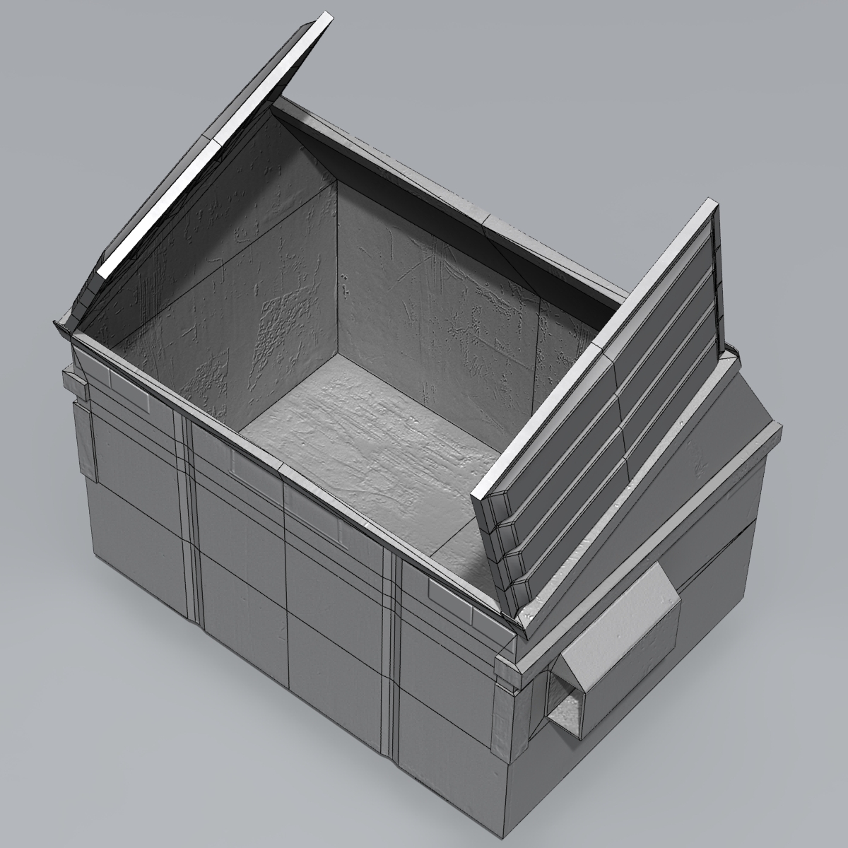 3d model dumpster