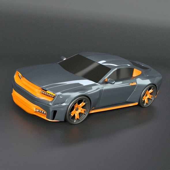 3d model concept car