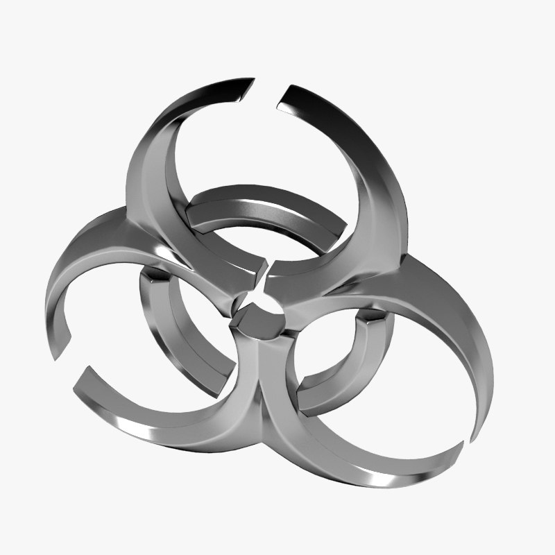 biological hazard symbol 3d 3ds