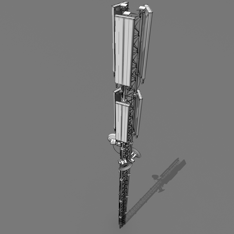 3ds max cell antenna tower