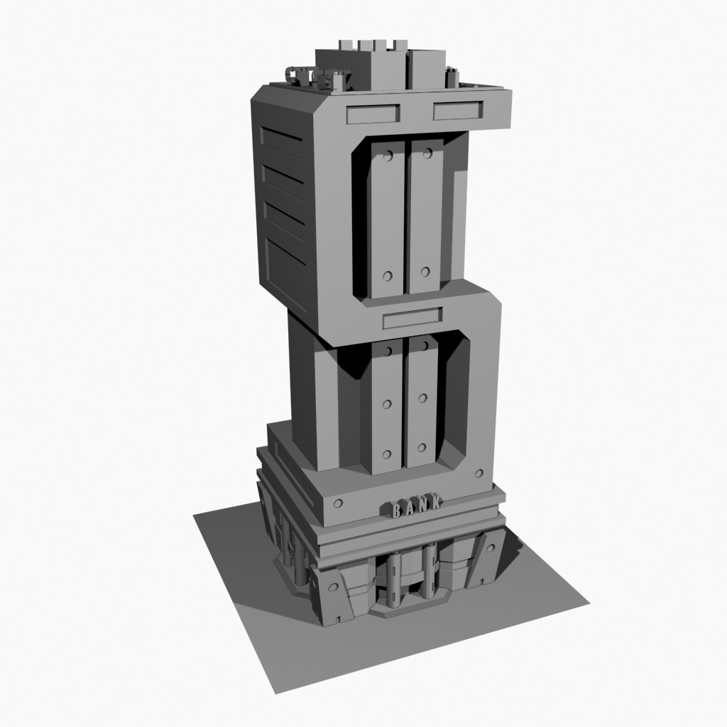 building dollar sign 3d max