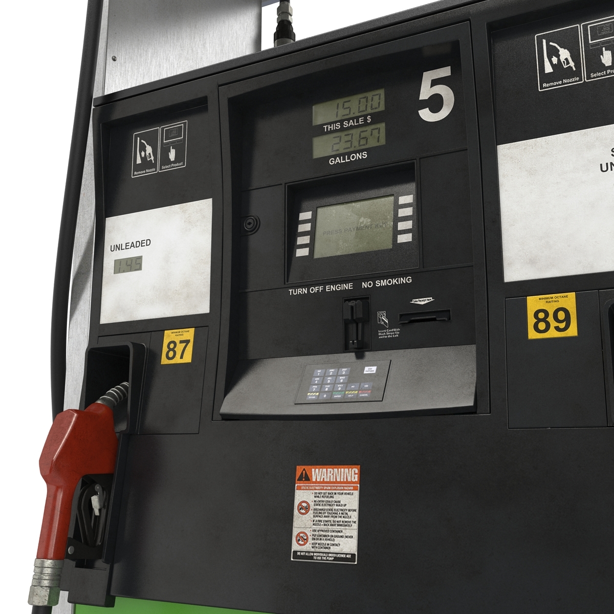 3d gas pump 7 model