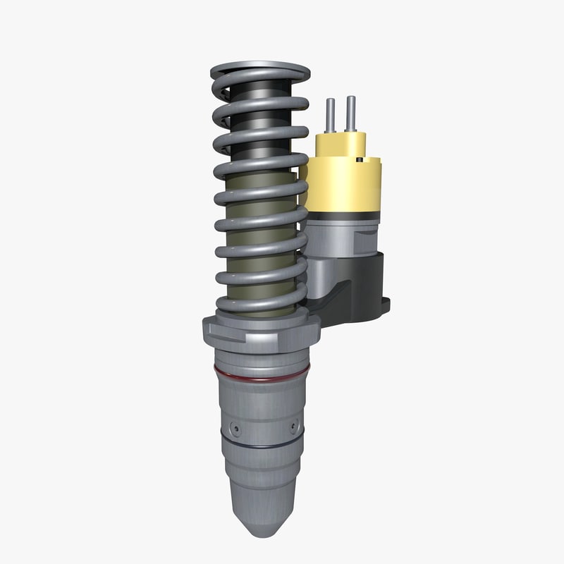 injector engine industrial c4d