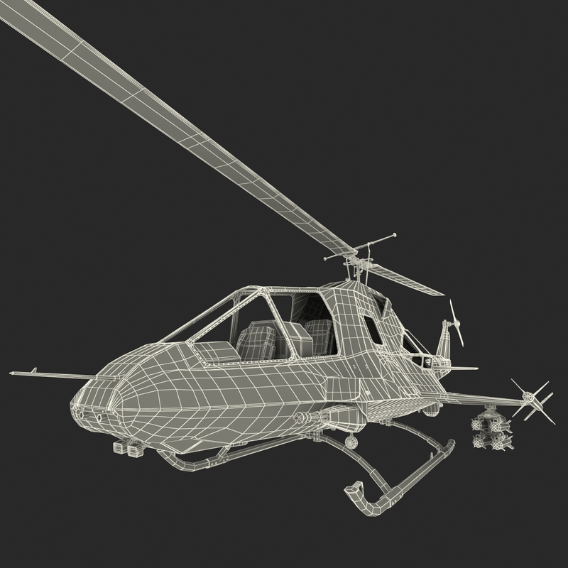 stealth helicopter 3d model