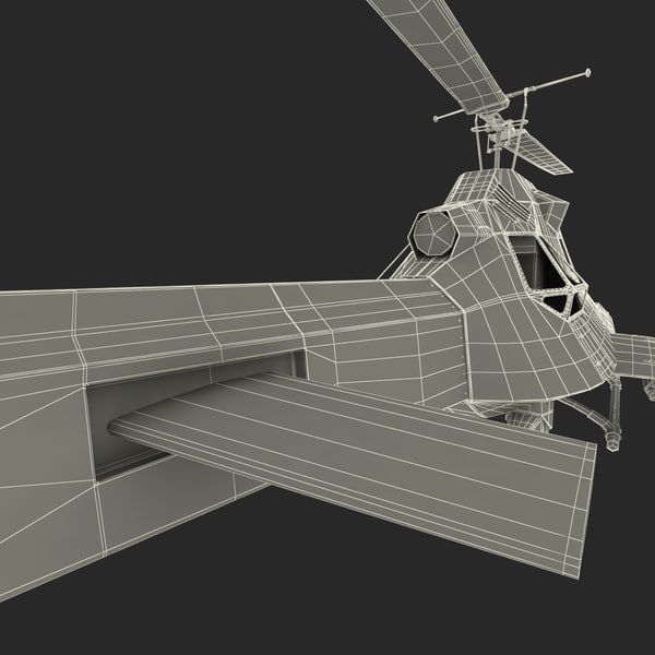 stealth helicopter 3d model