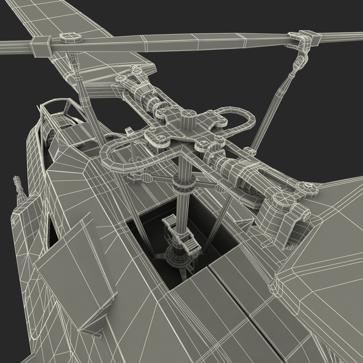 stealth helicopter 3d model