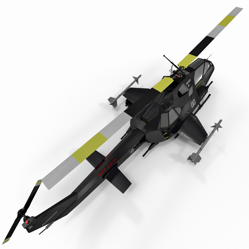 stealth helicopter 3d model