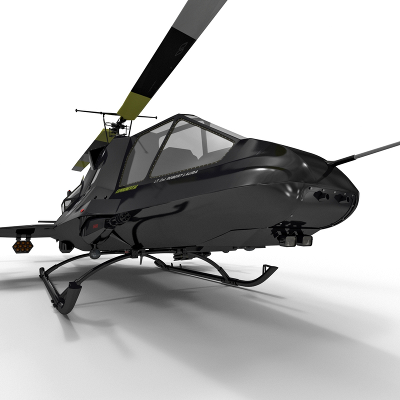 stealth helicopter 3d model