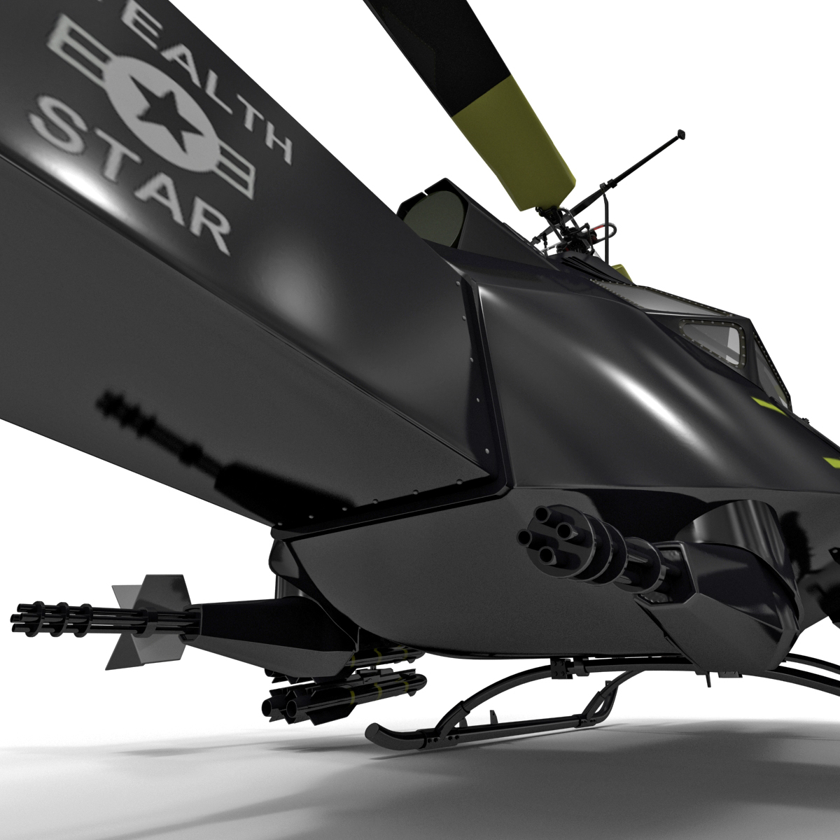stealth helicopter 3d model