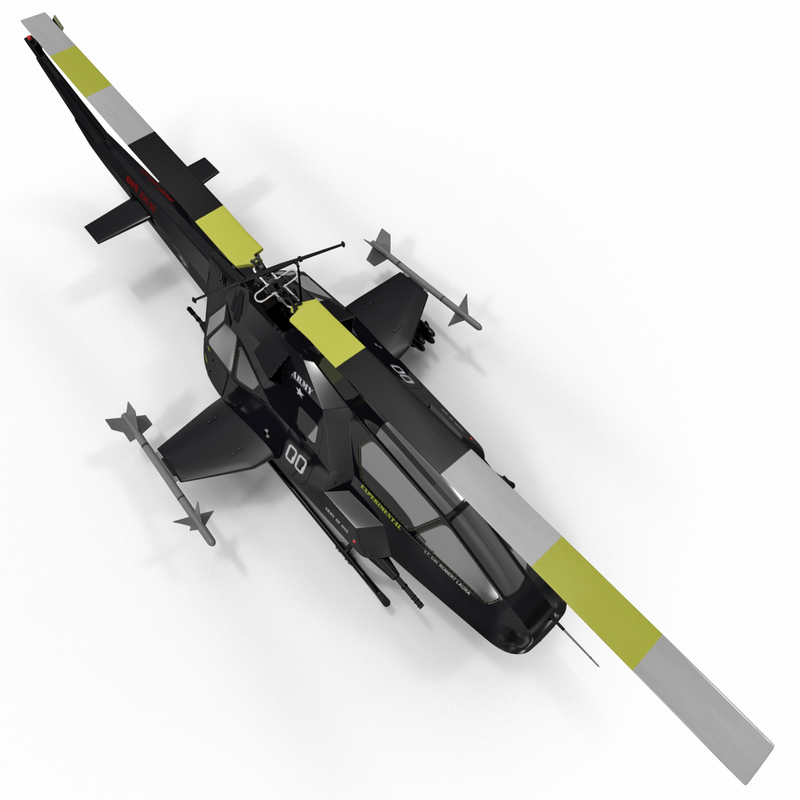stealth helicopter 3d model