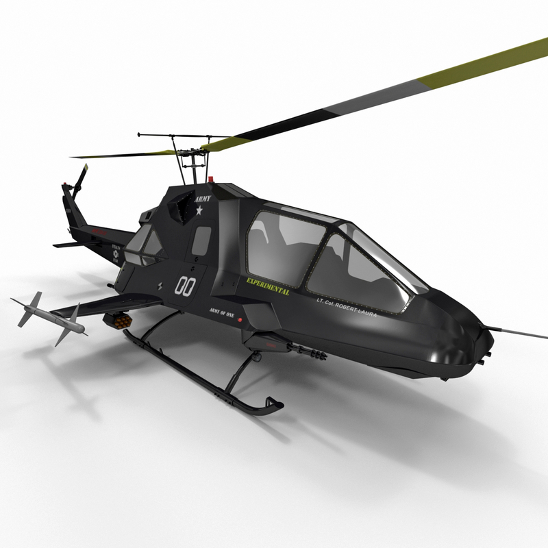 stealth helicopter 3d model