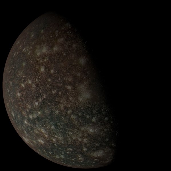 3ds photorealistic callisto