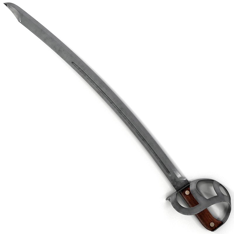 3ds max cutlass sword