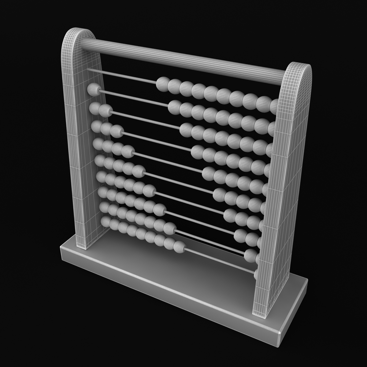 3d model abacus abac