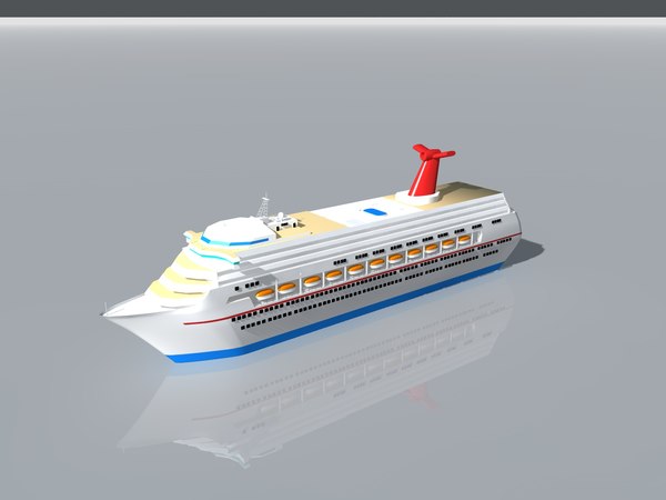 3d model cruise ship