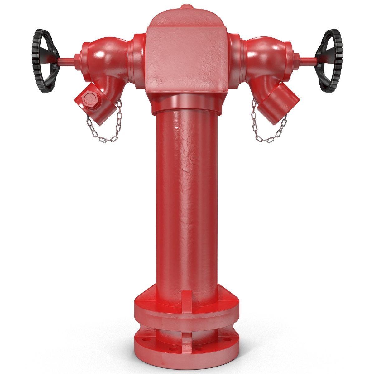 hydrant 2 port 3d obj