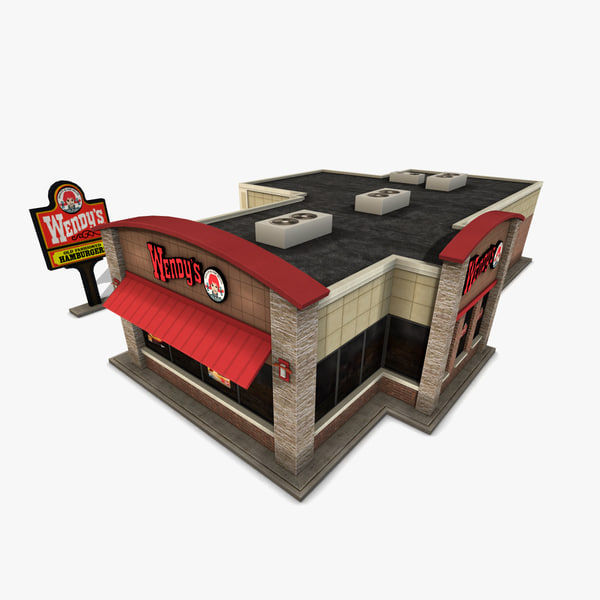 3d model taco bell restaurant