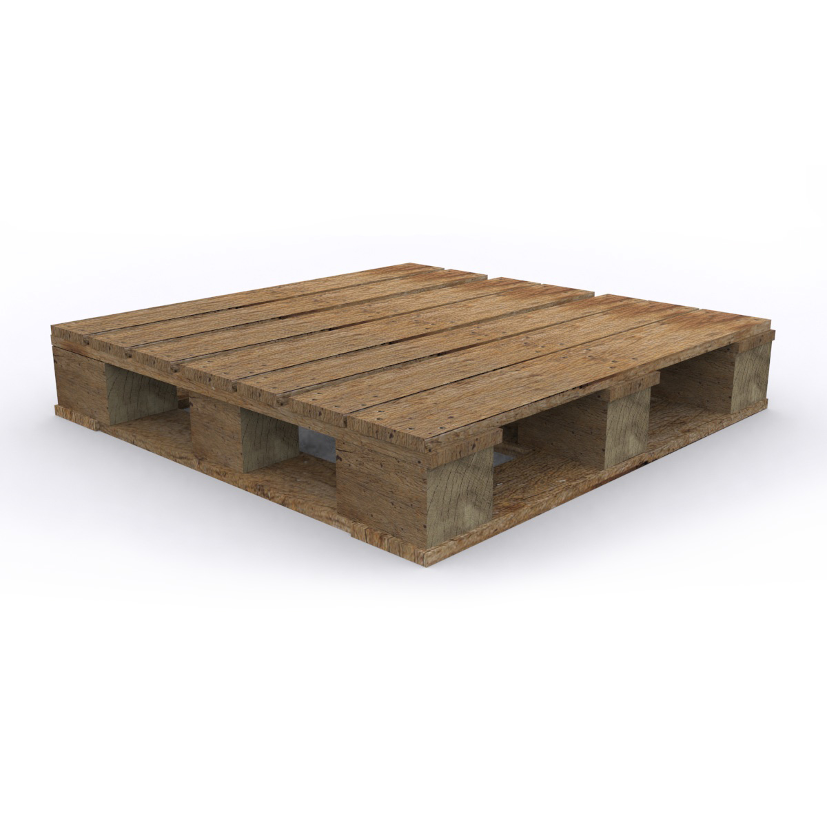 3d model wooden pallet - 4k