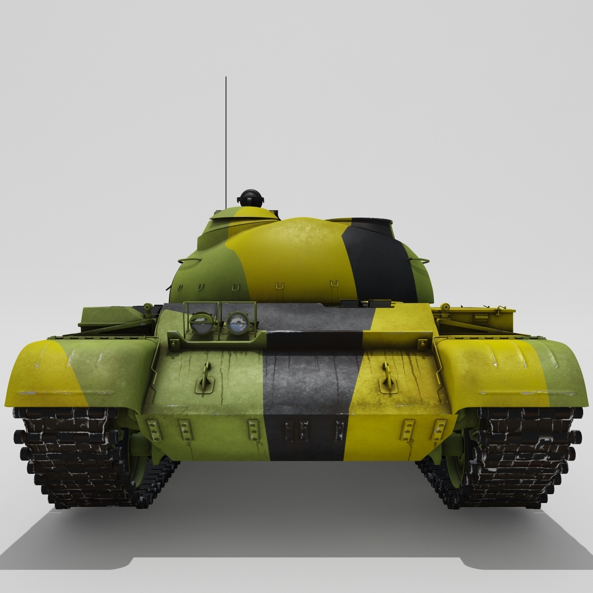 soviet union main battle tank 3d model