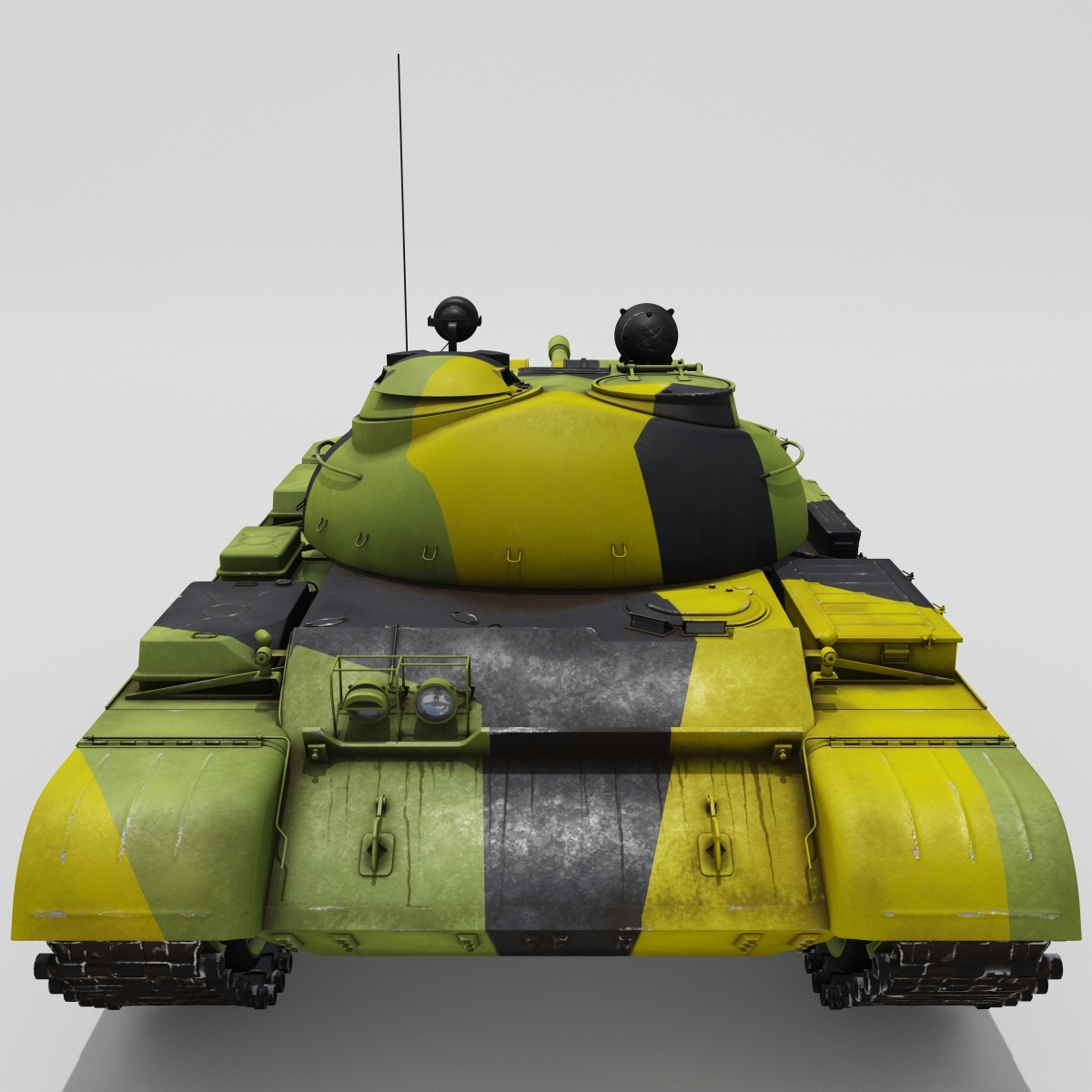 soviet union main battle tank 3d model