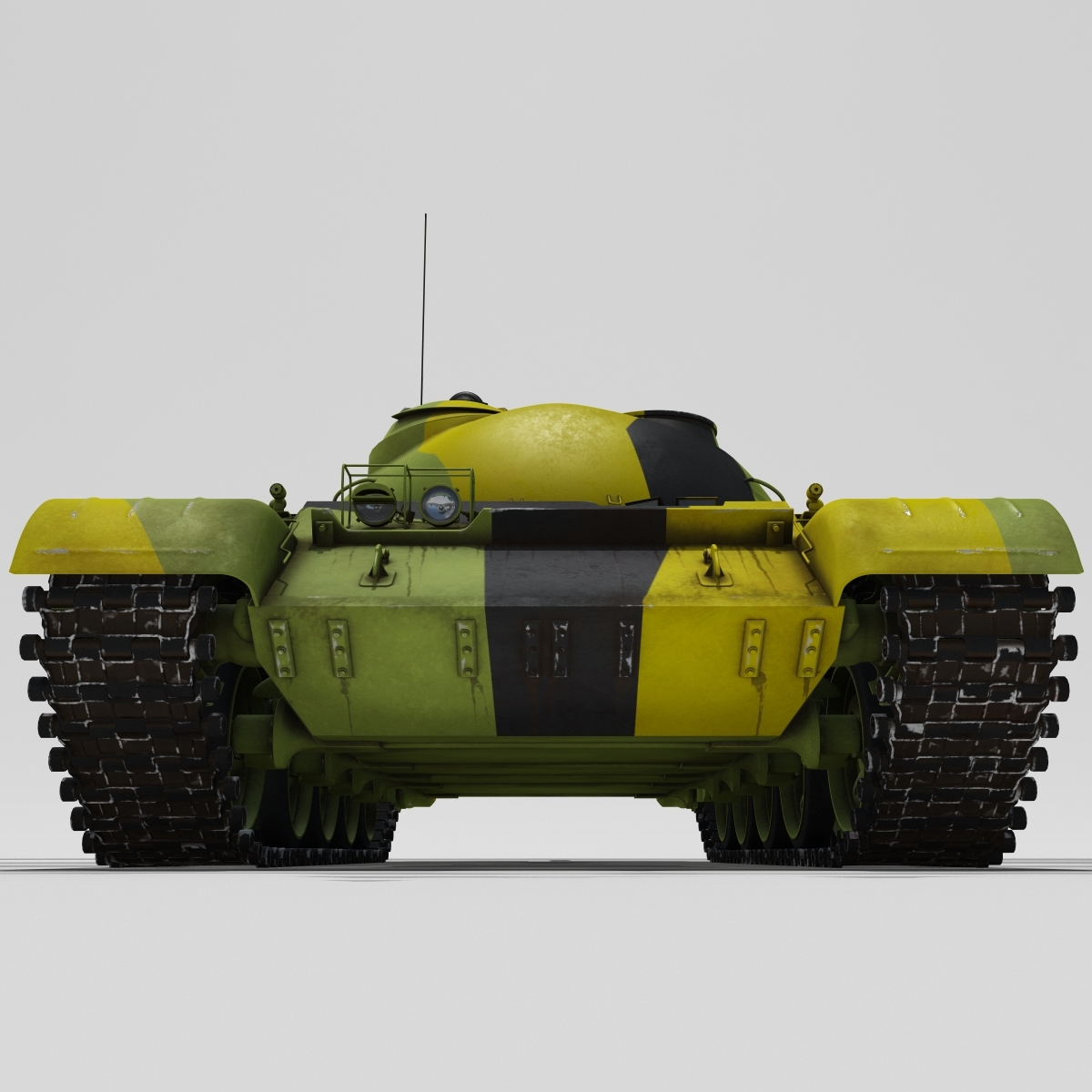 soviet union main battle tank 3d model