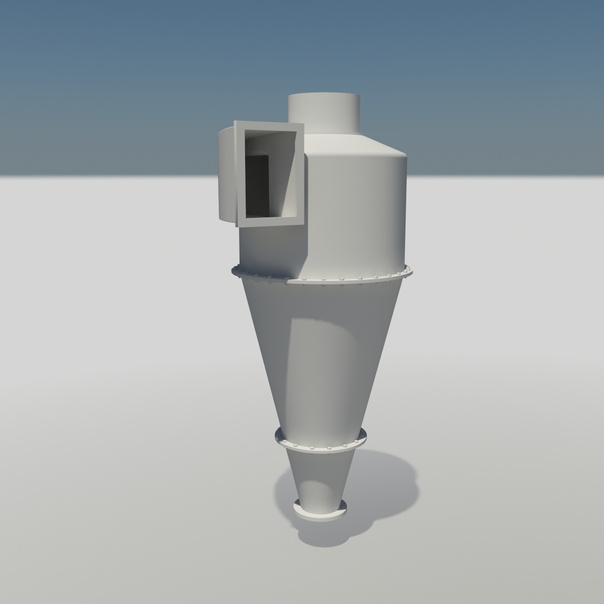 cyclone separator industry 3d model