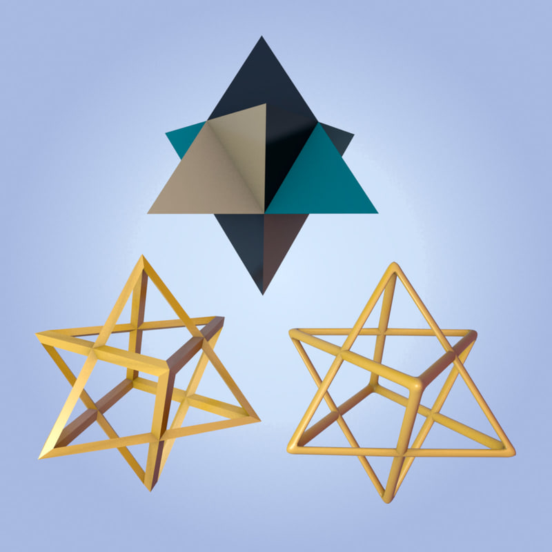 merkaba symbol 3d max