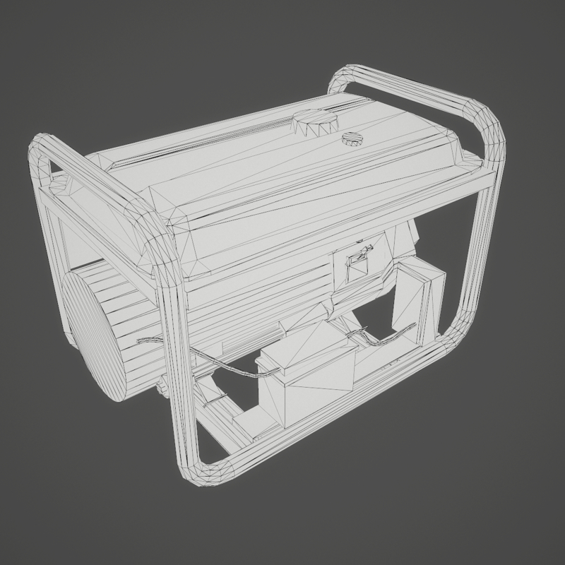 3d model portable generator