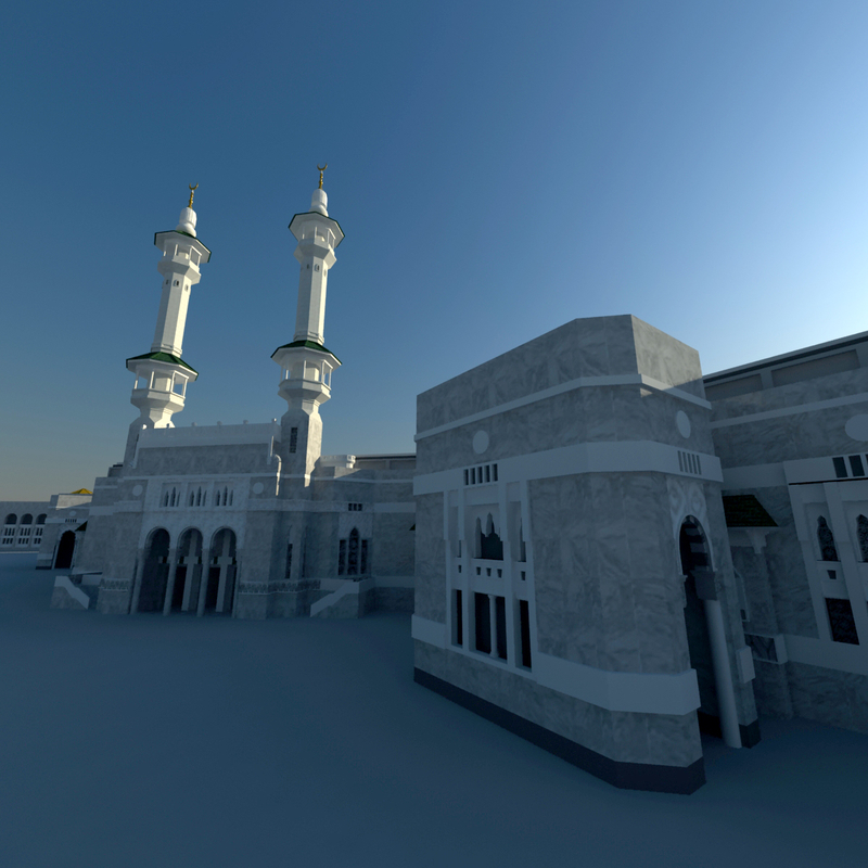 3d masjid al-haram model
