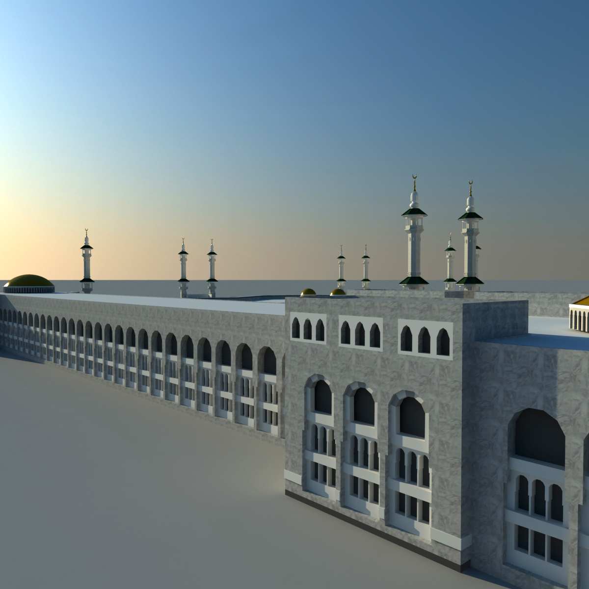 3d masjid al-haram model