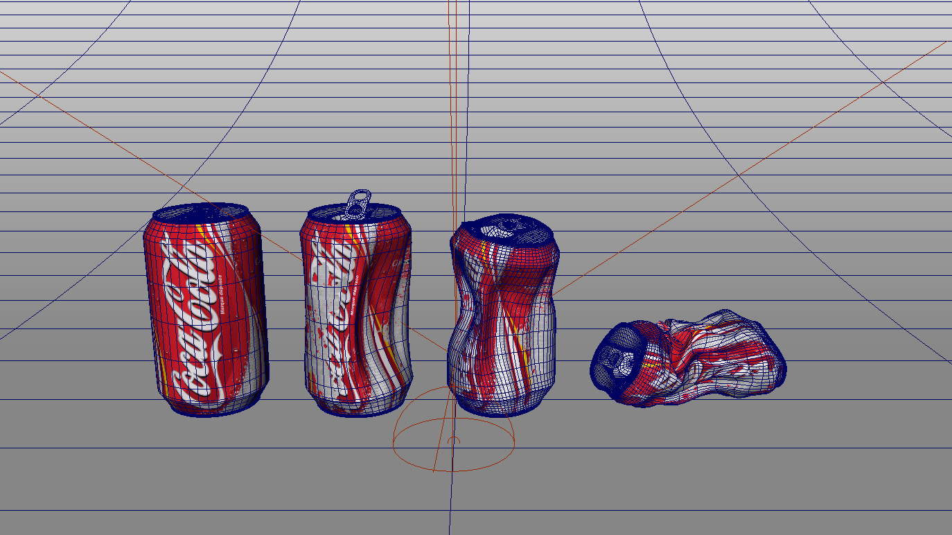 soda cans 3d model