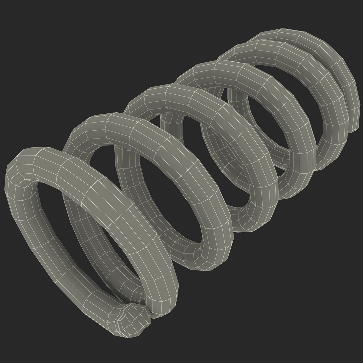 3d model of compression spring