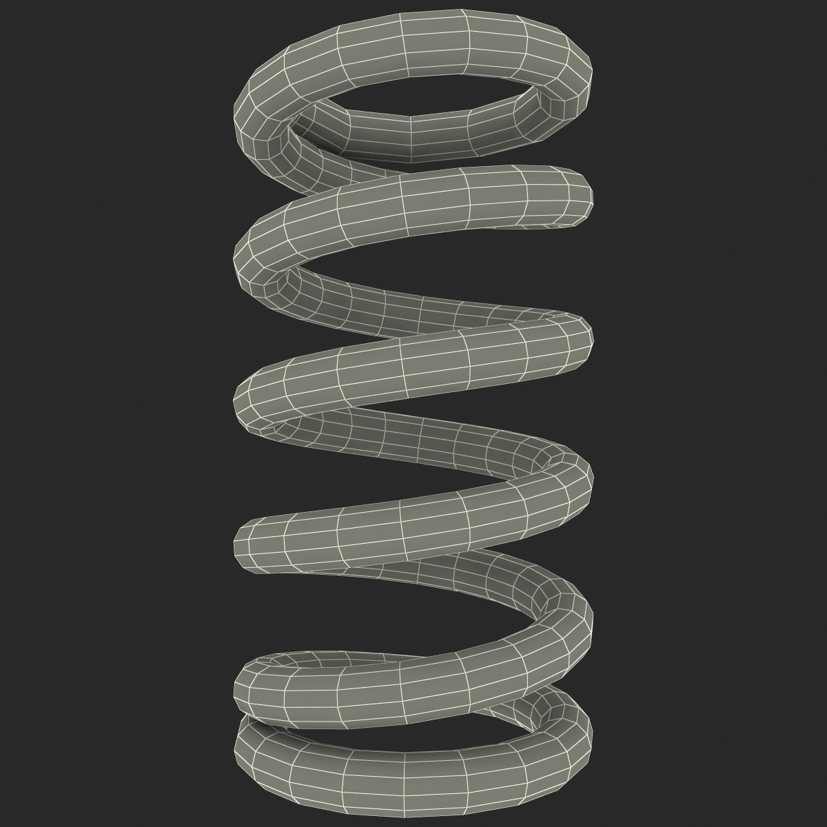 3d model of compression spring