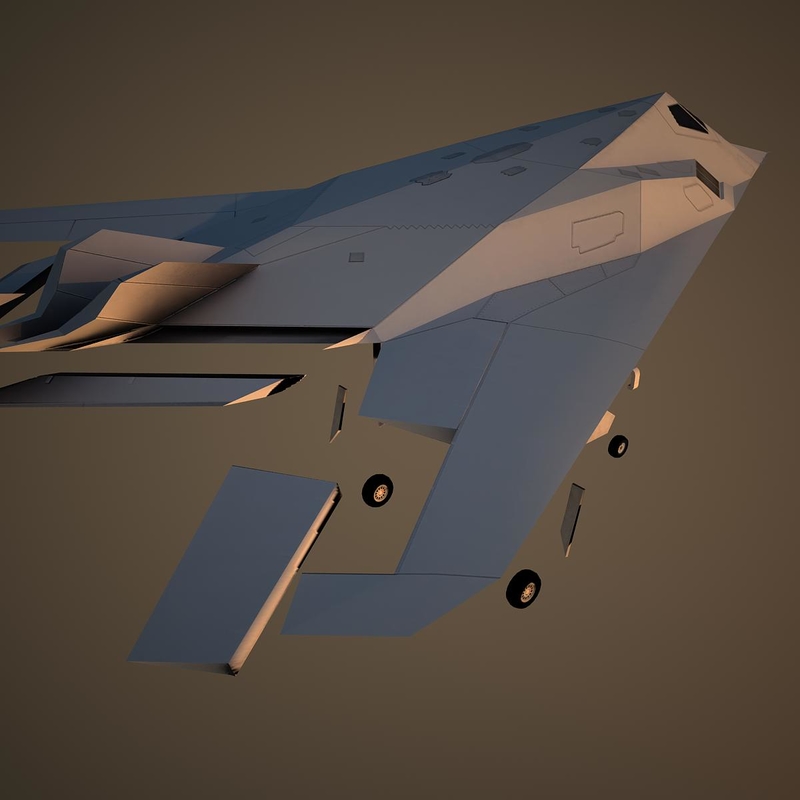 3d lockheed nighthawk air
