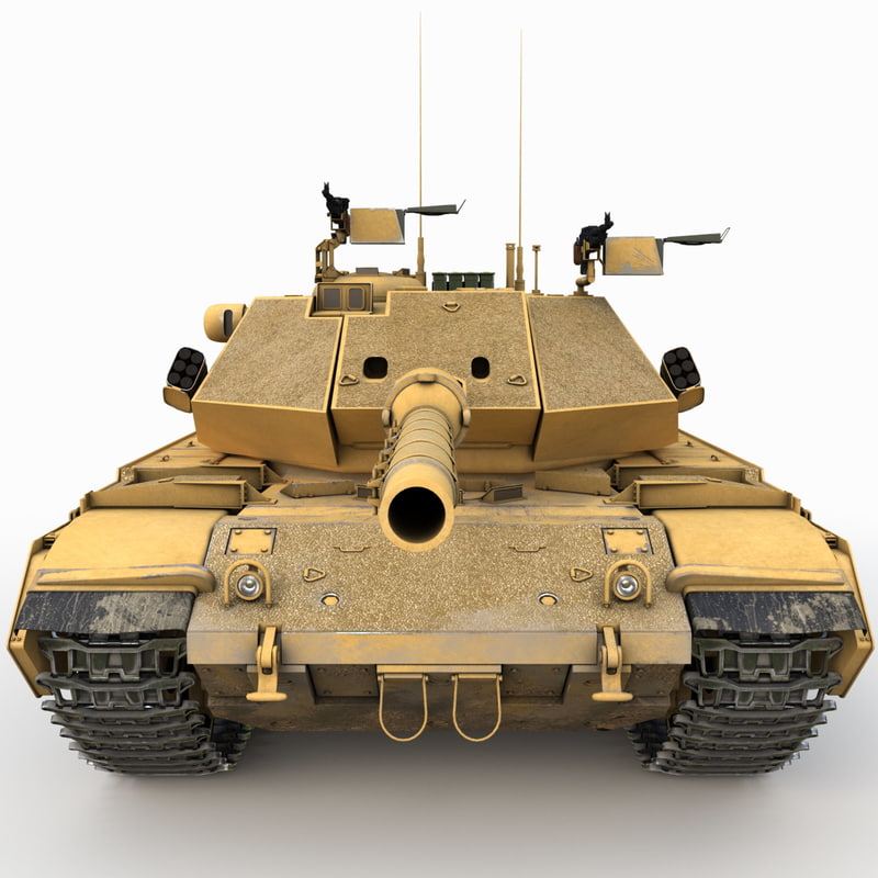 3d model main battle tank sabra