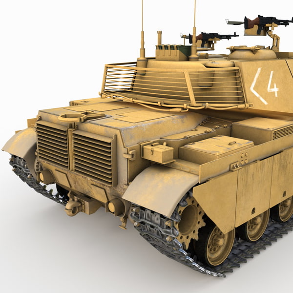 3d model main battle tank sabra