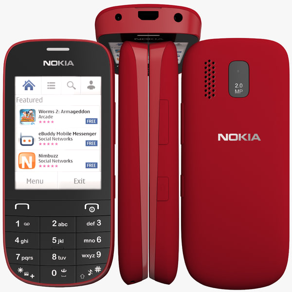 3d nokia asha 203