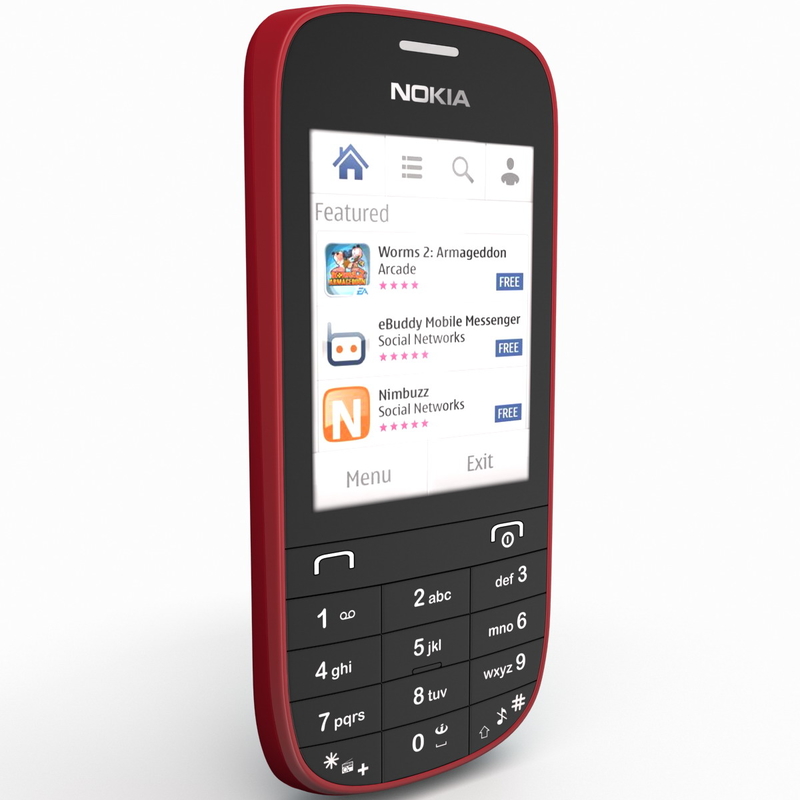 3d nokia asha 203