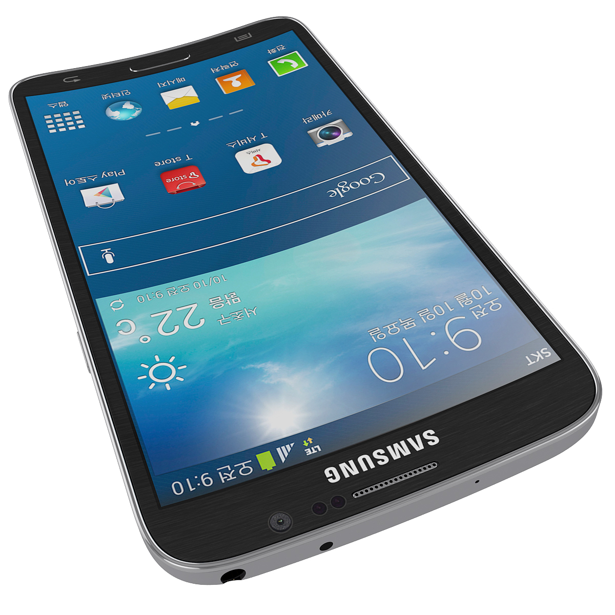 3ds curved smartphone samsung galaxy