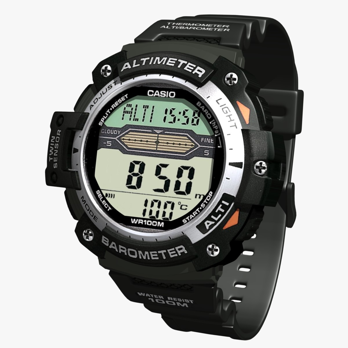 casio watch 3d model